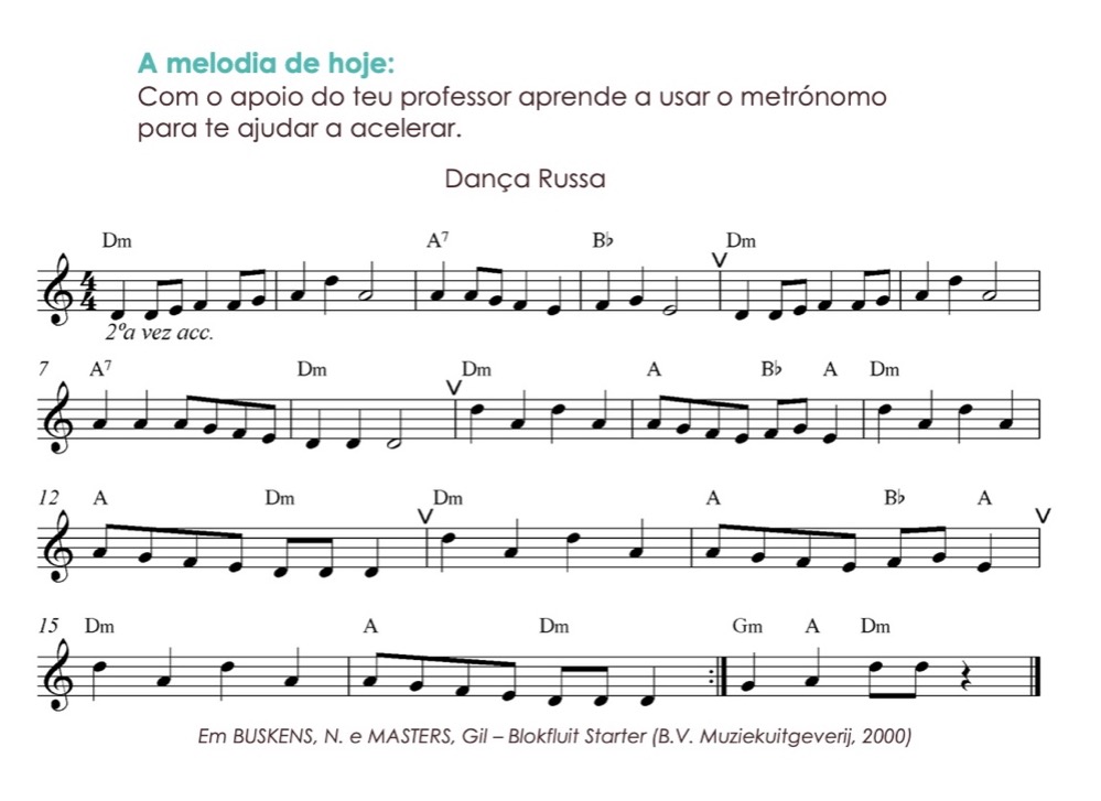 Elaboração e aplicação de um manual para a iniciação à flauta de bisel